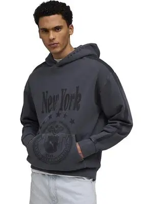 PUMA Wardrobe Essentials Nyc Relaxed Hoodie - Blue