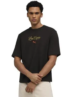 PUMA Wardrobe Essentials Las Vegas Graphic T-shirt - Black