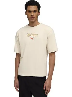 PUMA Wardrobe Essentials Las Vegas Graphic T-shirt - White