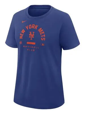 Nike New York Mets Authentic Collection Early Work Dri-fit Mlb T-shirt - Blue