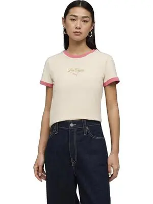 PUMA Slim Fit T-shirt - White