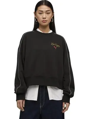 PUMA Wardrobe Essentials Las Vegas Boxy Sweatshirt - Black