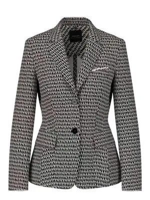 MARCCAIN Sprinkles Print Single-breasted Blazer - Grey
