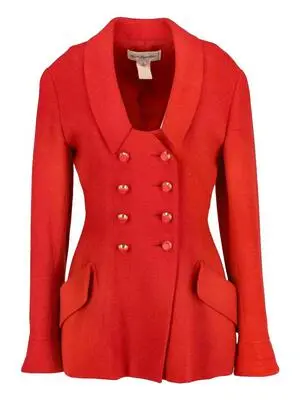 Karl Lagerfeld Fitted Blazer - Red