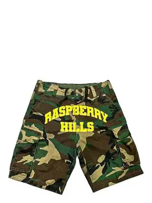 GV GALLERY Camo-print Cargo Shorts - Green