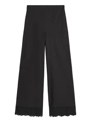 BY MALENE BIRGER Gretana Organic Cotton Trousers - Black