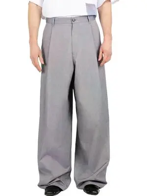 SOCIETE ANONYME Pleated Wide Leg Trousers - Grey
