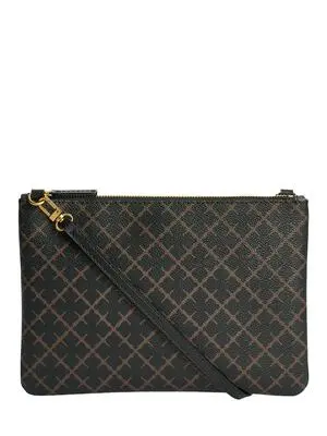 BY MALENE BIRGER Ivy Printed Clutch - Dark Chokolate
