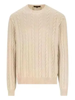 Loro Piana Cable-knit Cashmere Sweater - Neutrals