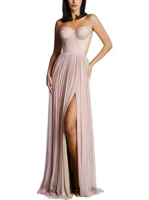 IMROSKA Sweet 18 Strapless Maxi Dress