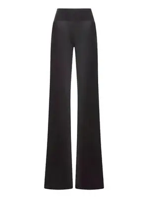 Rick Owens Bias Ribbed Waistband Trousers - Black