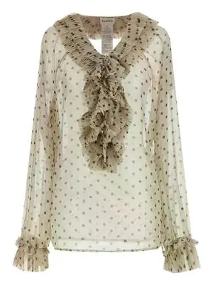 P.a.r.o.s.h Pallina Blouse - Neutrals