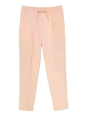 BRIGLIA 1949 Pleated Drawstring Trousers - Pink