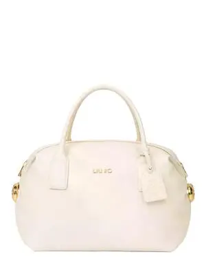 Liu Jo Logo Charm Tote Bag - Neutrals