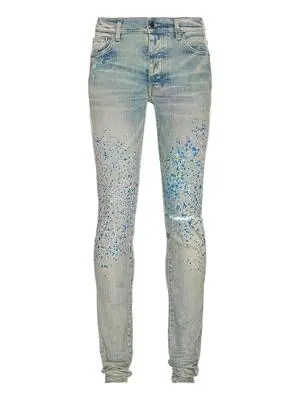 Amiri Embellished Jeans - Blue