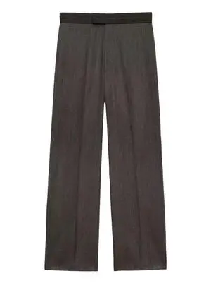 MSGM Logo-band Trousers - Grey