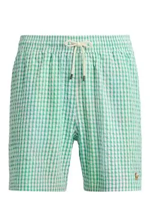 Polo Ralph Lauren Gingham Swim Shorts - Green