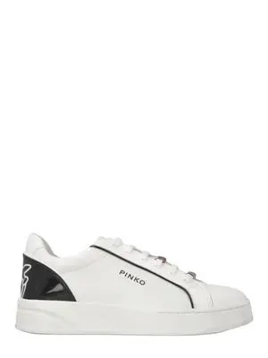 Pinko Logo Detail Sneakers - White
