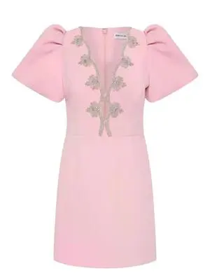 Rebecca Vallance Harlynn Embellished Mini Dress - Pink