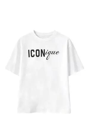 Dsquared2 Iconique Graphic-print T-shirt - White