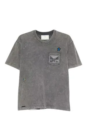 SONG FOR THE MUTE Patch Pocket-chest T-shirt - Grey