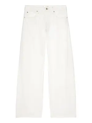 FRAME The Bow Au Natural Clean Jeans - White