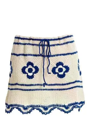 Agua Bendita Marsha Skirt - Neutrals