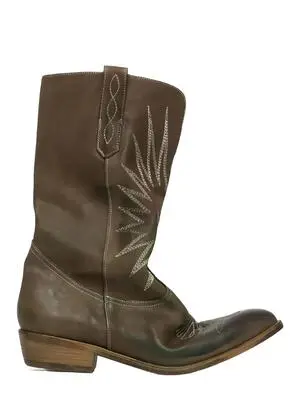 ANIYE BY Tex Embroidered Boots - Brown