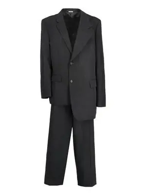 Comme Des Garçons Asymmetric Jacket Suit - Black