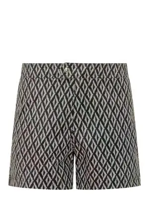 TOM FORD Printed Swim Shorts - Black