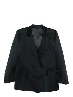 BLAZÉ MILANO Oversized Double-breasted Blazer - Blue