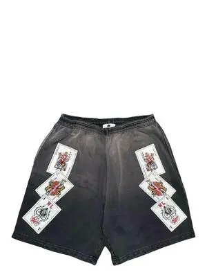 WARREN LOTAS Playing Cards Track Shorts - Grey