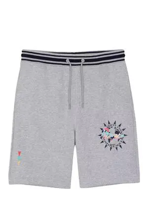 STAPLE Logo-detail Track Shorts - Grey