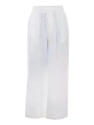 ELEH Wide-Leg Drawstring Trousers