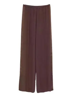 FORTE_FORTE Side-panel Trousers - Brown