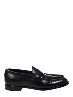 Officine Creative Leather Loafers - Black