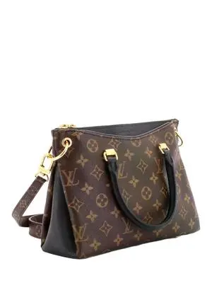LOUIS VUITTON Pallas Bb Shoulder Bag Monogram Canvas With Leather - Black