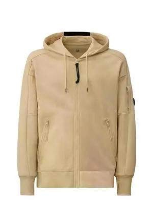 C.P. COMPANY Zip-fastening Hoodie - Neutrals