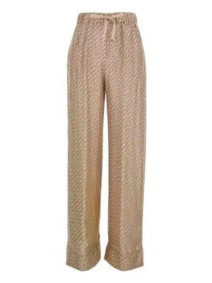 Herno Patterned Drawstring Trousers - Neutrals