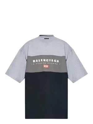 Balenciaga Colour Block T-shirt - Grey