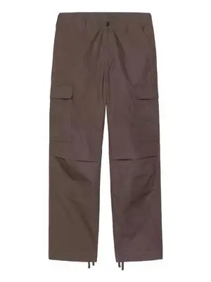 Carhartt Work In Progress Ankle-Drawstring Cargo Pants Brown