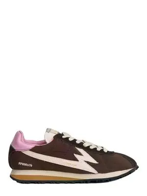 MOA MASTER OF ARTS Lightning Suede Sneakers - Brown
