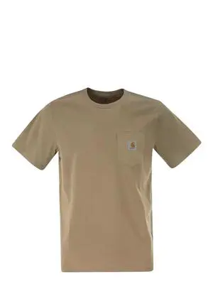 Carhartt Work In Progress Short-sleeve Pocket T-shirt - Neutrals