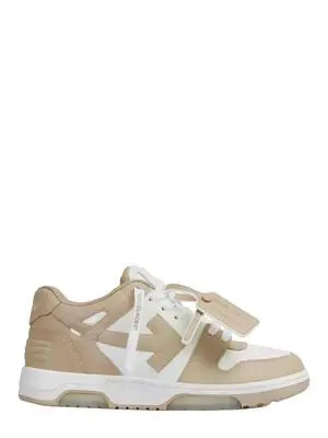 Off-White Out Of Office Leather Sneakers - Neutrals