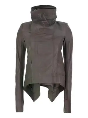 Rick Owens Naska Funnel-neck Jacket - Grey