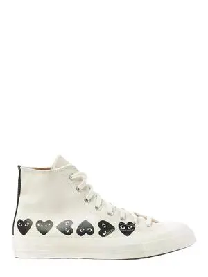 CONVERSE X COMME DES GARONS PLAY Comme Des Garçons Homme X Converse High-top Sneakers - White
