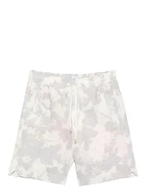 Eleventy Floral Deck Shorts - Neutrals
