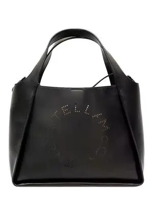 Stella McCartney Logo-perforated Tote - Black