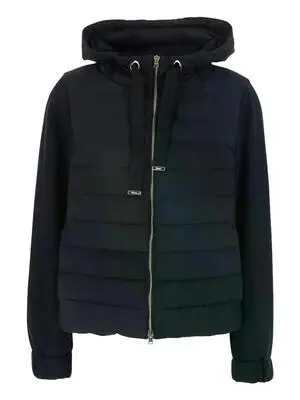 Herno Quilted Hooded Jacket - Blue