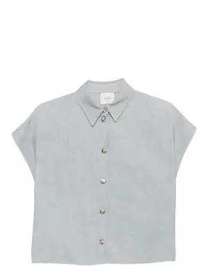 ALYSI Buttoned Blouse - Blue